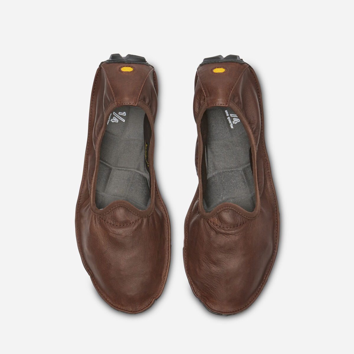 One Quarter Leather Women Brown / Black | | Vibram